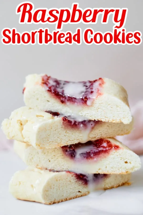 Raspberry Shortbread Cookies - Marathons & Motivation