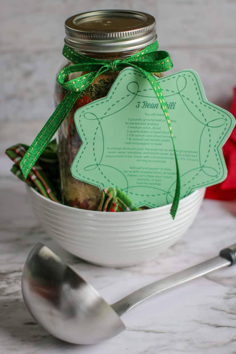 Three Bean Chili Mix Gift Jar: The Perfect Homemade Holiday Gift ...