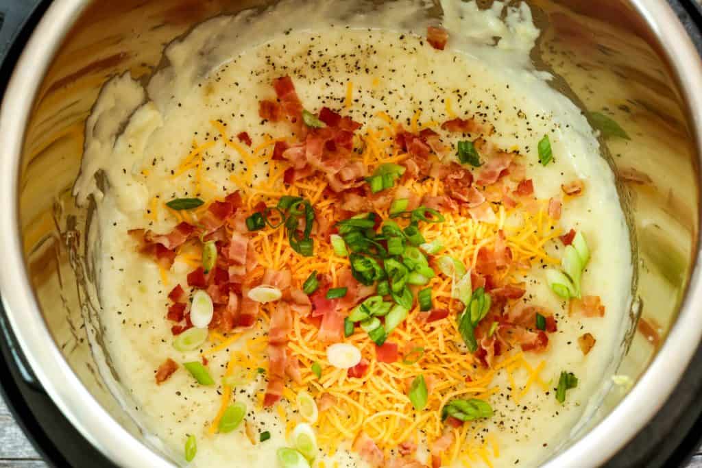 Instant Pot Loaded Mashed Potatoes - Marathons & Motivation
