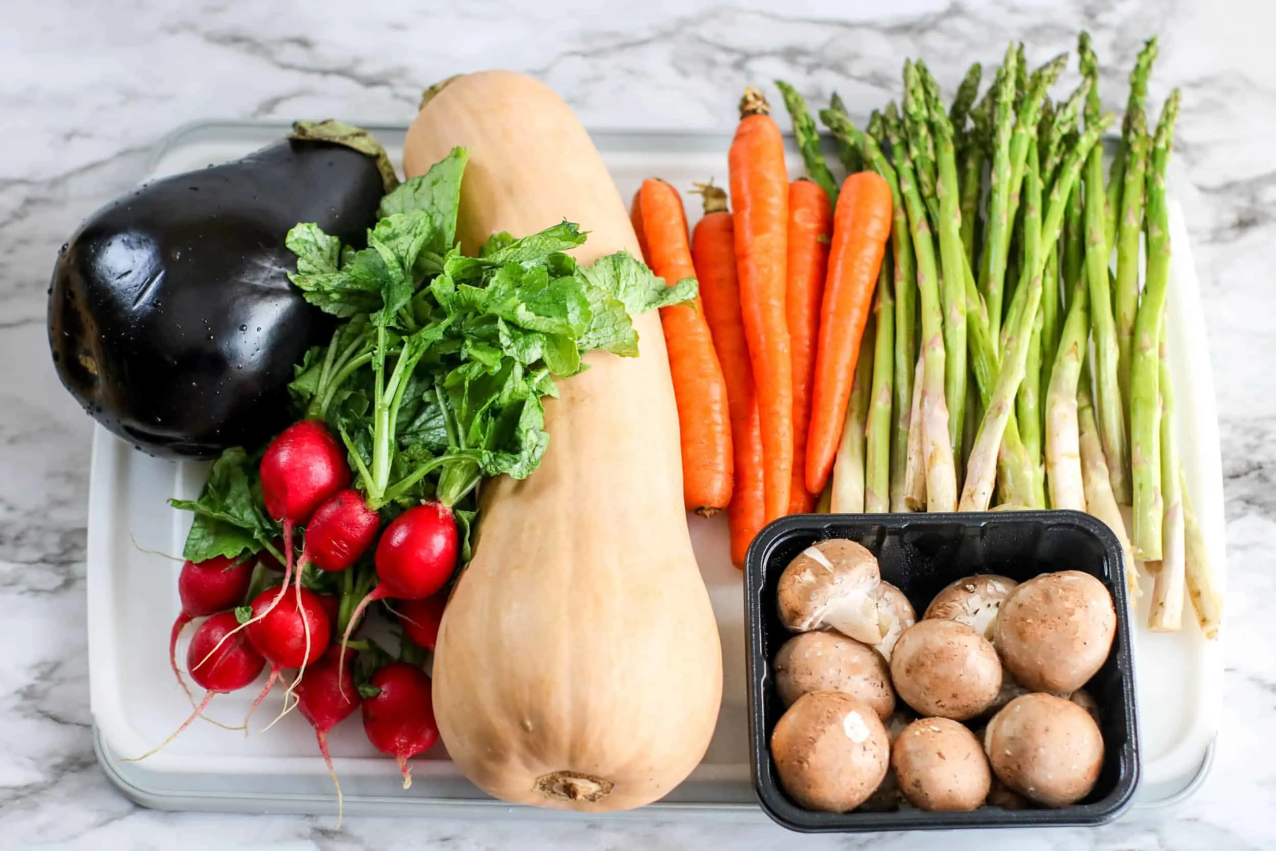 Roasted Vegetable Platter - Marathons & Motivation