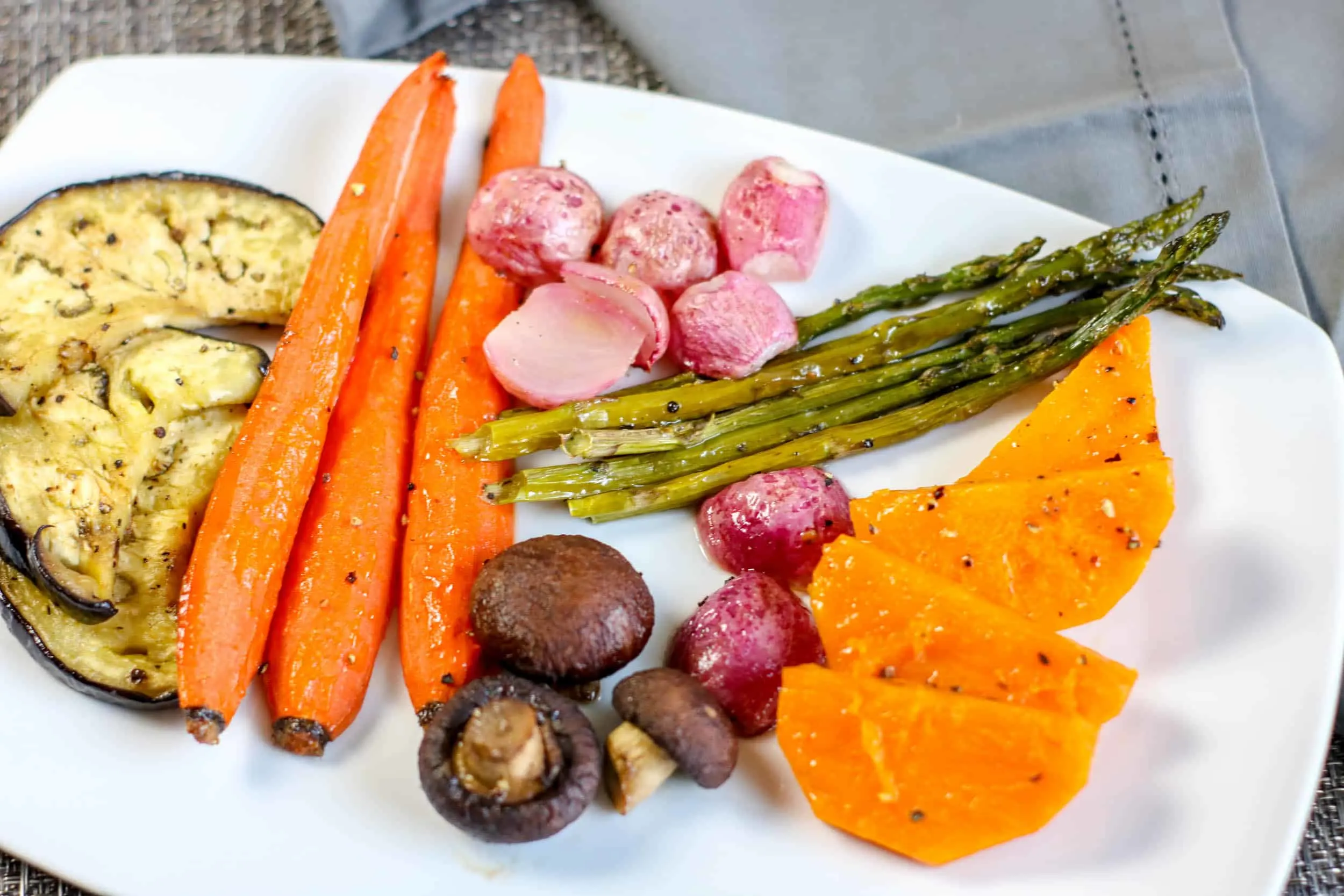 Roasted Vegetable Platter - Marathons & Motivation