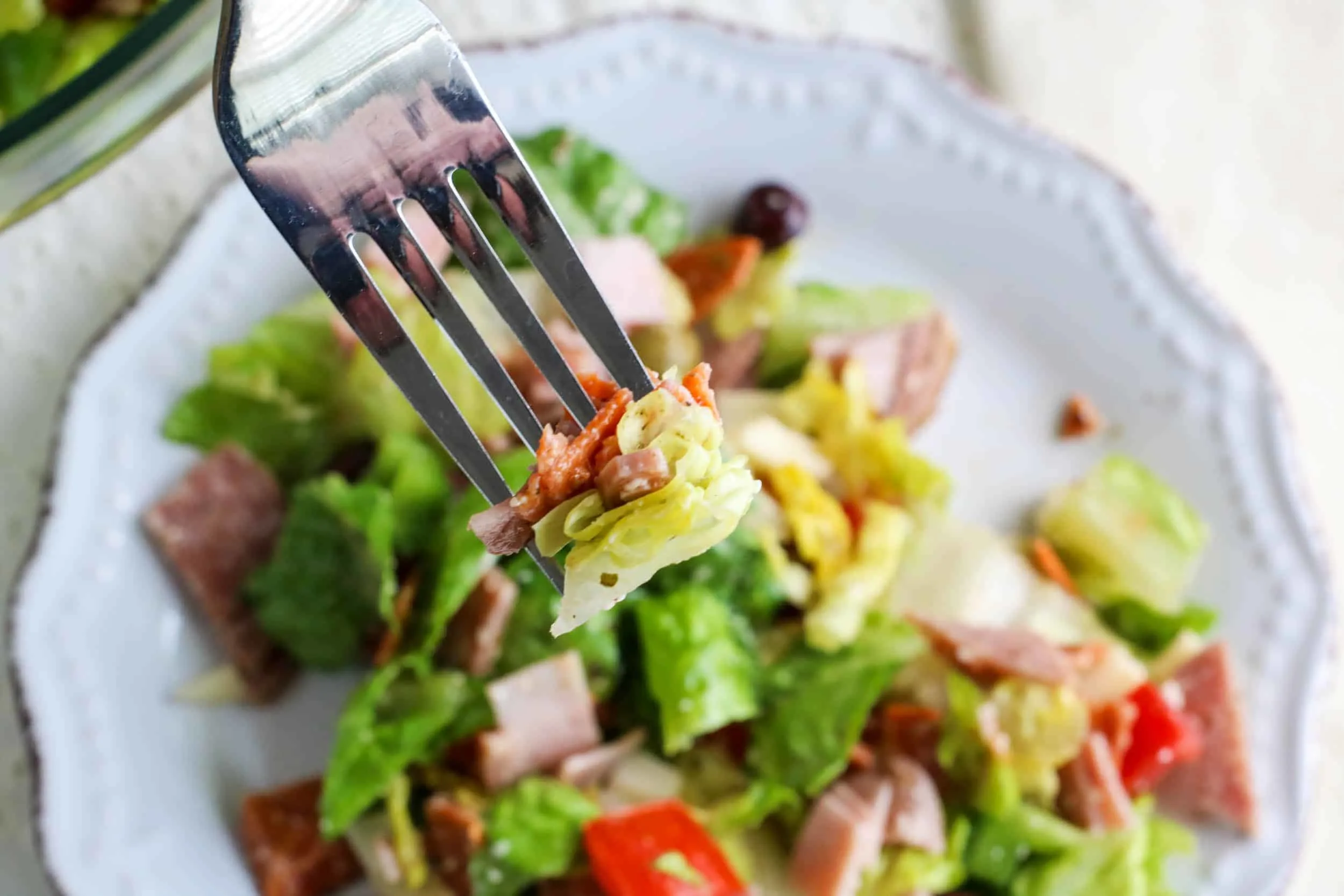 The Best Italian Salad Recipe - Marathons & Motivation