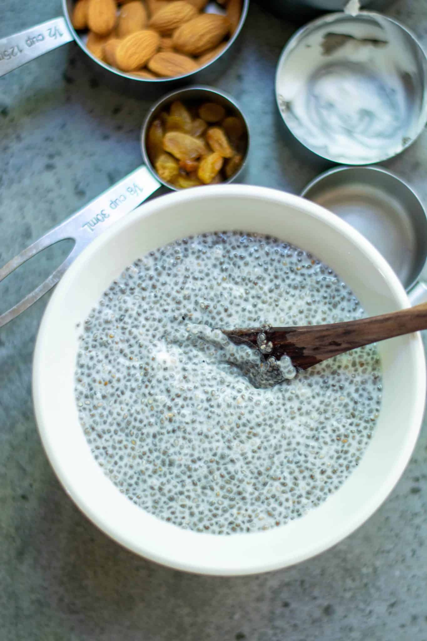 Vegan Blueberry Chia Pudding - Marathons & Motivation