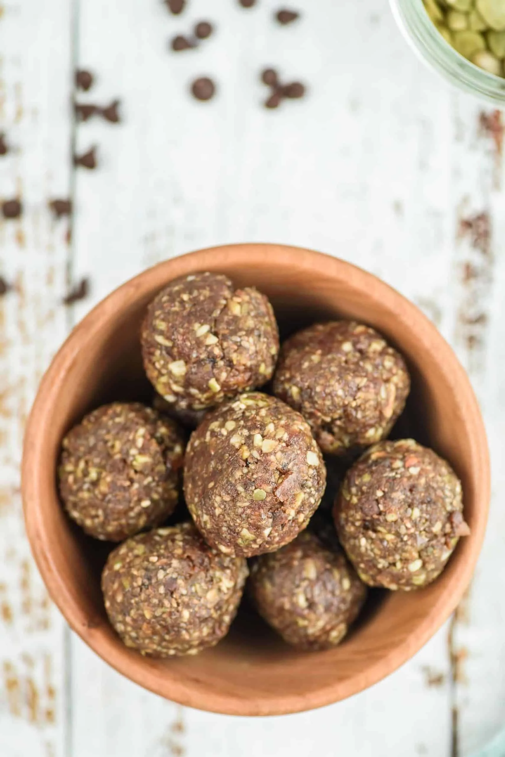 Healthy No-Bake Peanut Butter Crunch Balls - Marathons & Motivation