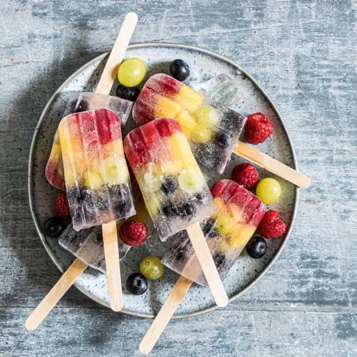 Real Fruit Rainbow Popsicle Recipe - Marathons & Motivation