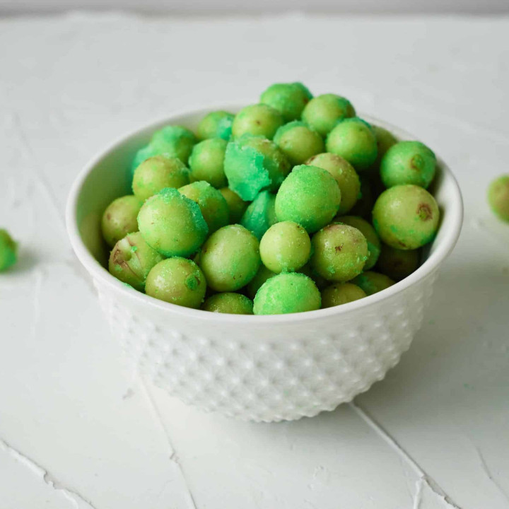 Easy to Make Frozen Jello Grapes - Marathons & Motivation