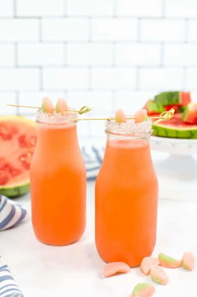 Sour Watermelon Vodka Slush - Marathons & Motivation