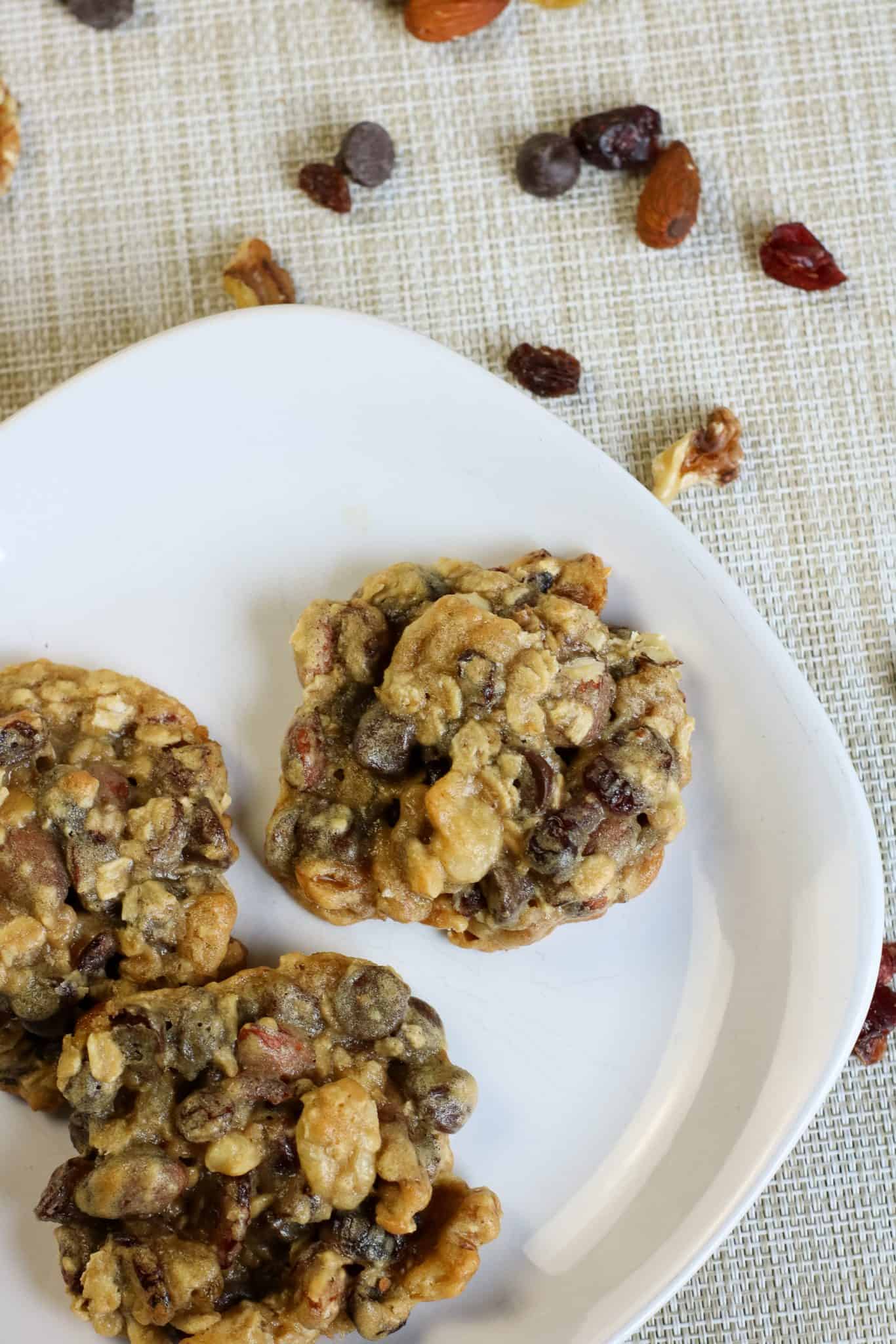 Easy to Make Trail Mix Cookies - Marathons & Motivation