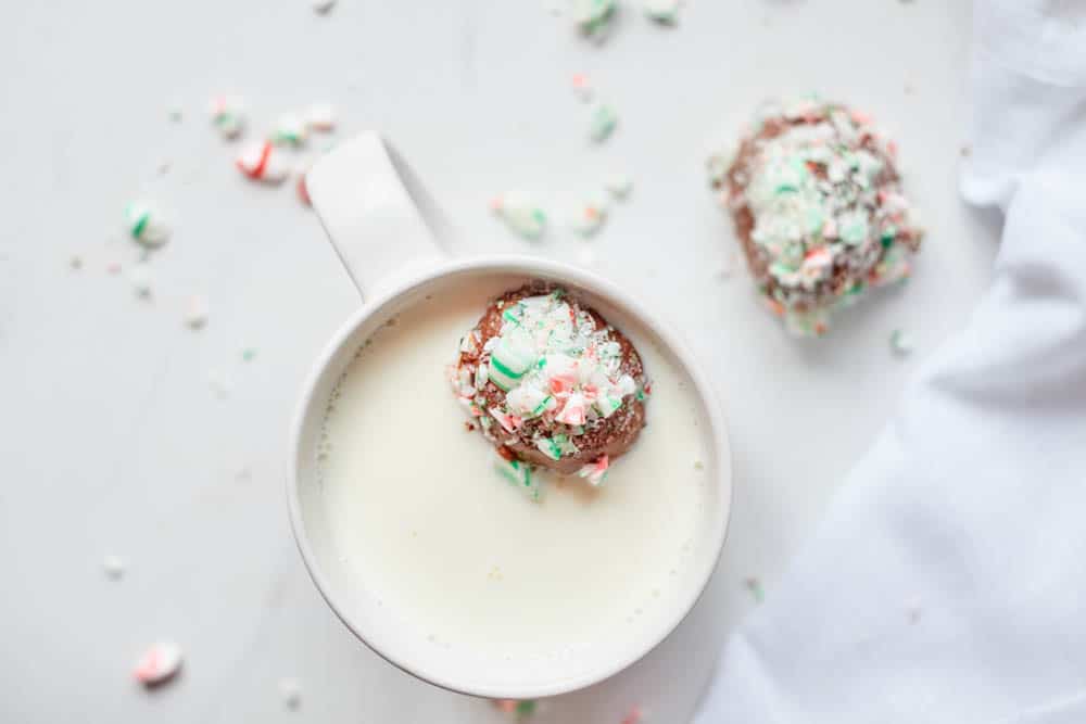Peppermint Hot Chocolate Balls - Marathons & Motivation
