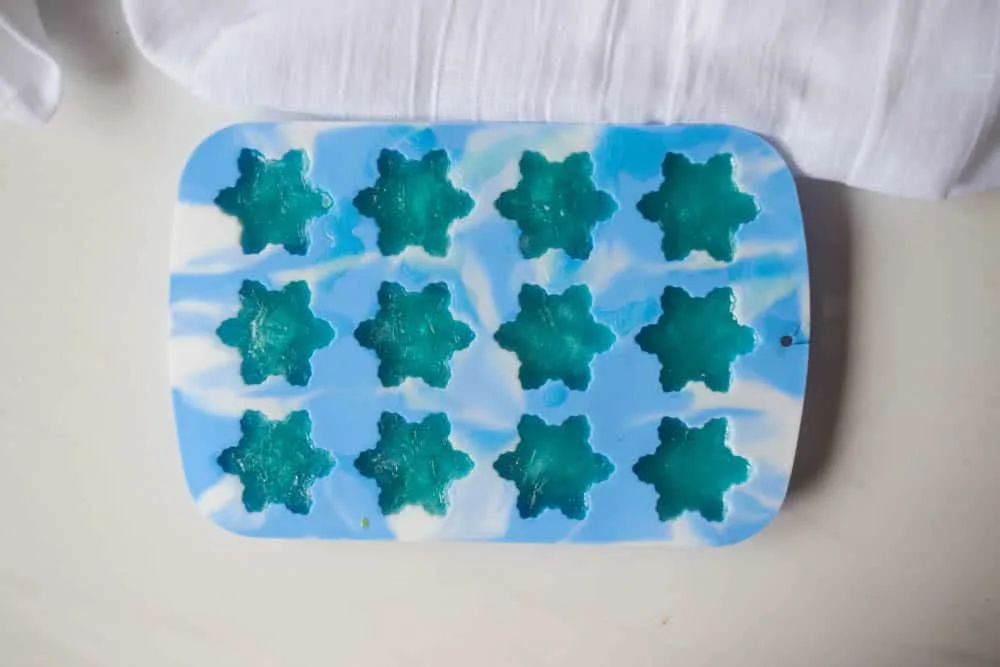 Snowflake Blue Raspberry Flavored Ice Cubes - Marathons & Motivation