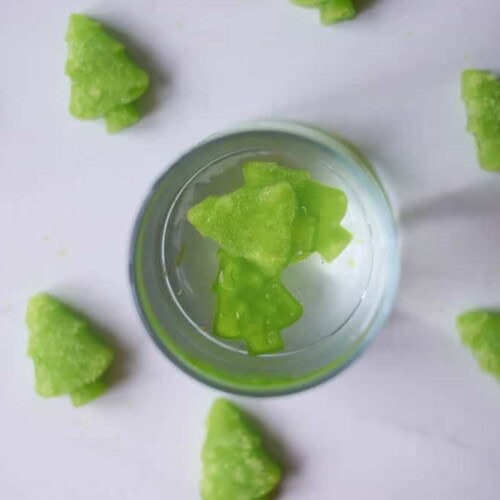 Easy to Make Christmas Ice Cubes - Marathons & Motivation