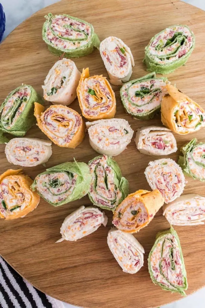 Easy to Make Party Pinwheels - Marathons & Motivation