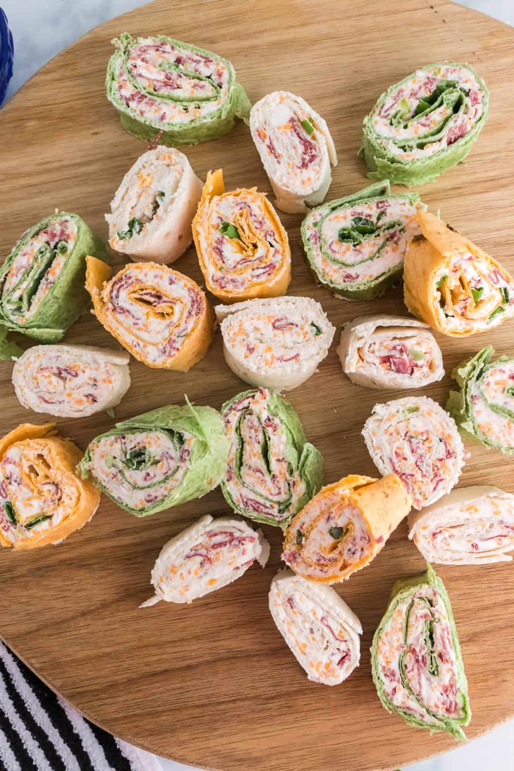Easy to Make Party Pinwheels - Marathons & Motivation