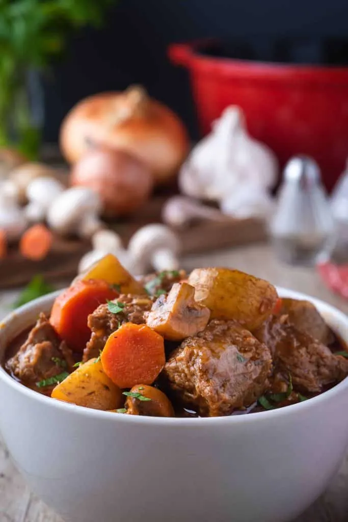 Easy Dutch Oven Beef Stew - Marathons & Motivation