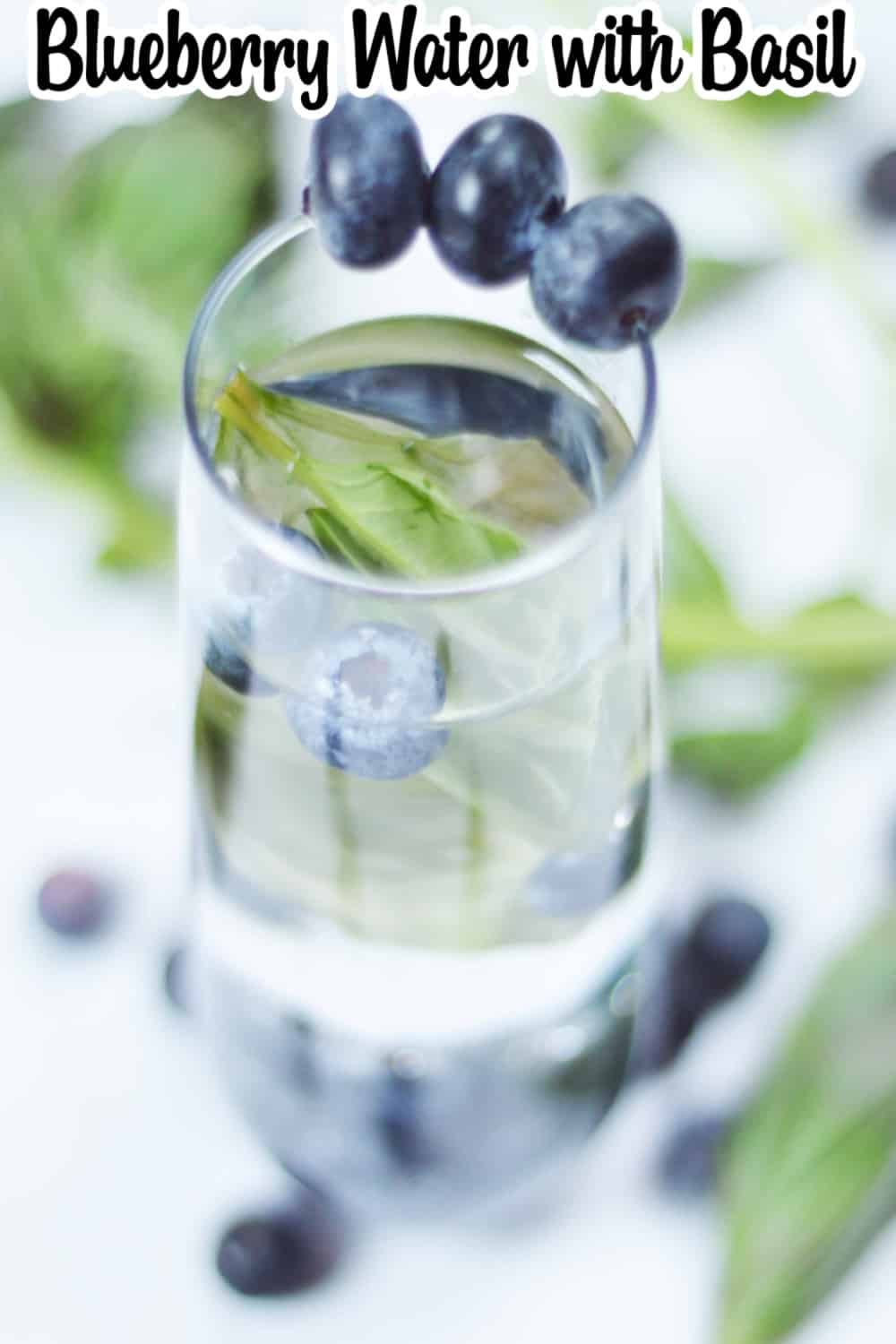 Blueberry Water with Basil - Marathons & Motivation