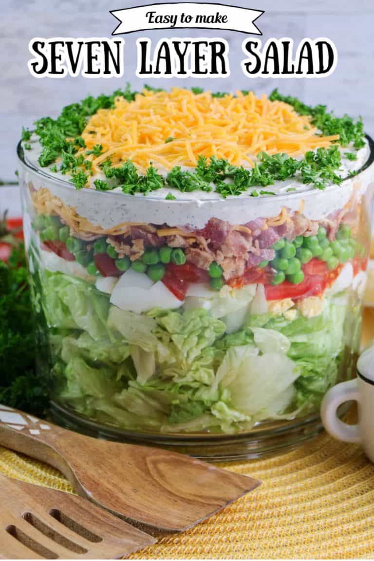 Easy Seven Layer Salad Recipe - Marathons & Motivation