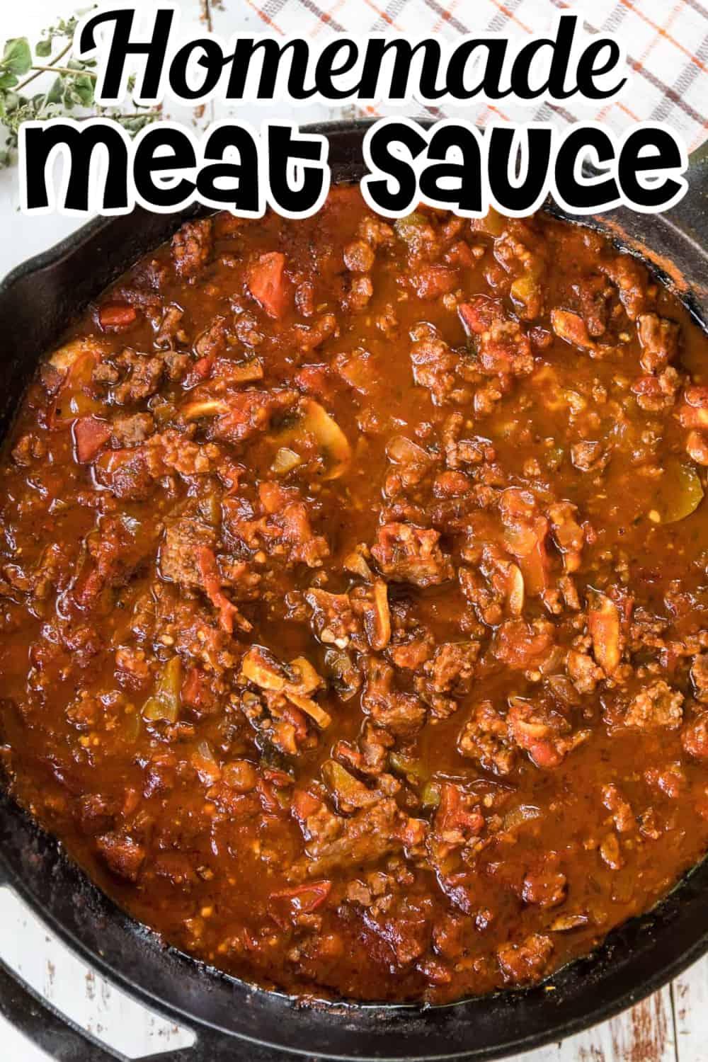 Easy Homemade Meat Sauce for Pasta - Marathons & Motivation