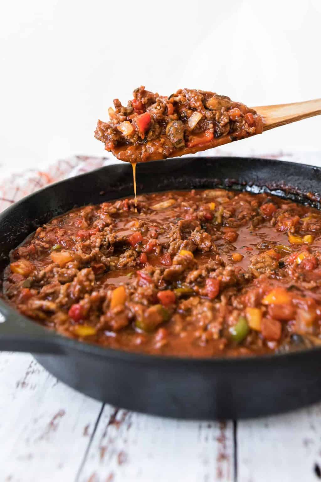 Easy Homemade Meat Sauce for Pasta - Marathons & Motivation