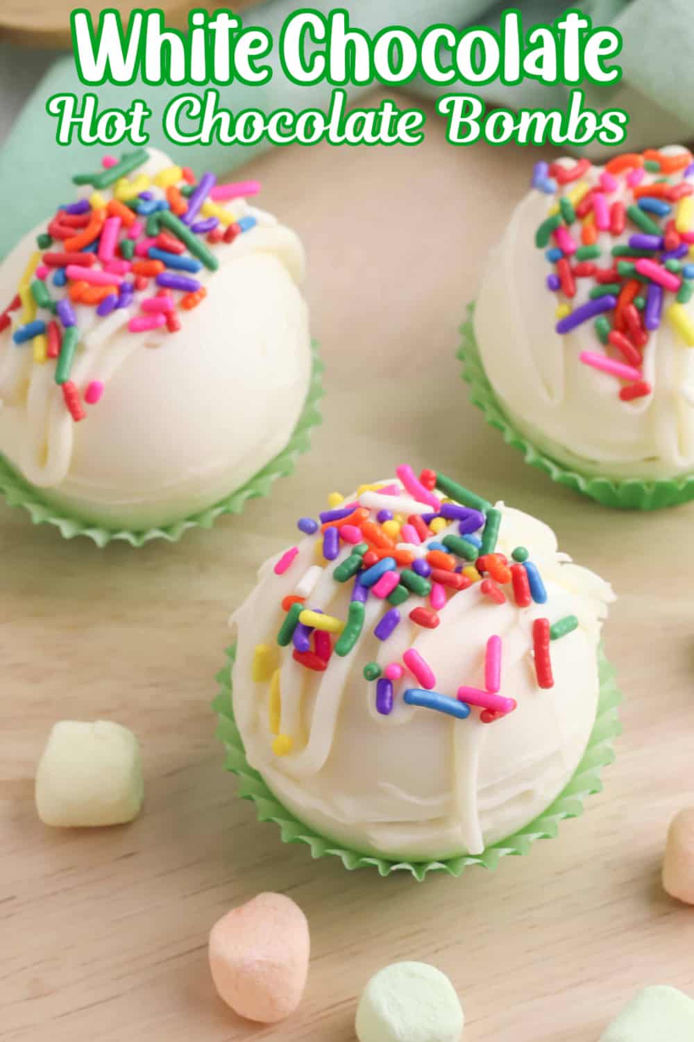 White Chocolate Hot Chocolate Bombs - Marathons & Motivation