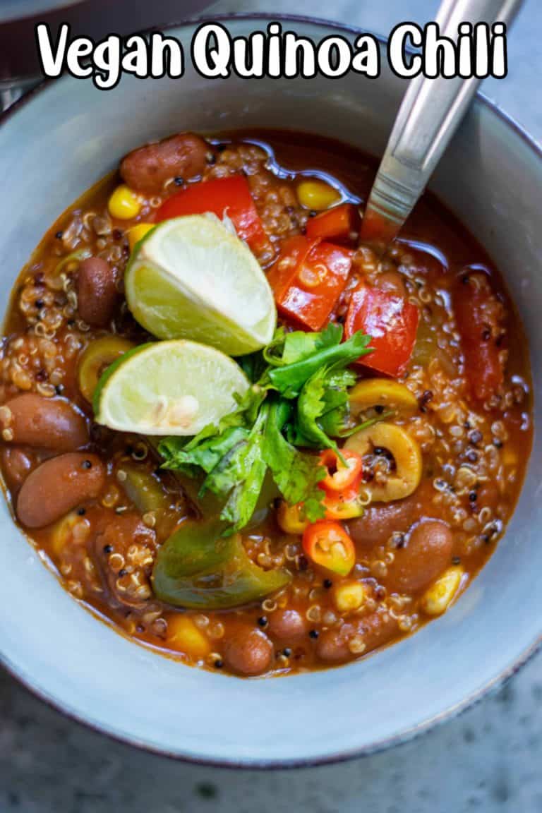 Vegan Quinoa Chili Recipe - Marathons & Motivation