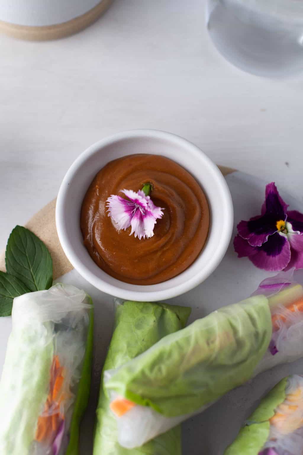 Easy Peanut Sauce Recipe for Spring Rolls - Marathons & Motivation