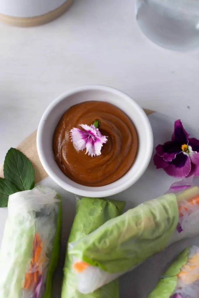 Easy Peanut Sauce Recipe for Spring Rolls - Marathons & Motivation