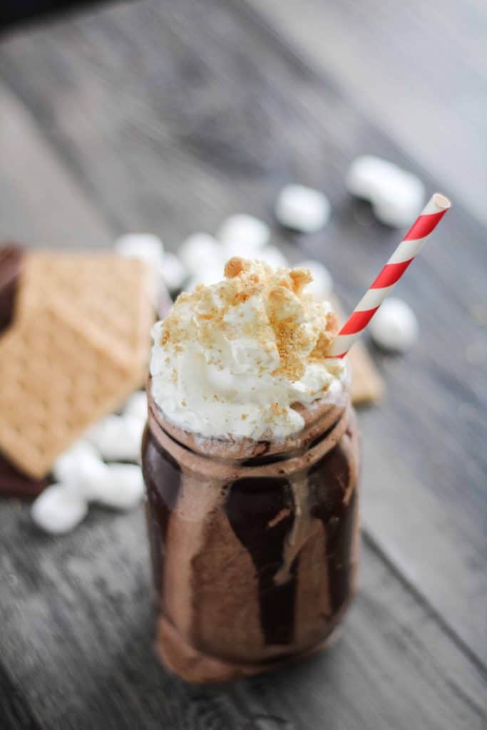 Sugar Free S’mores Protein Shake - Marathons & Motivation