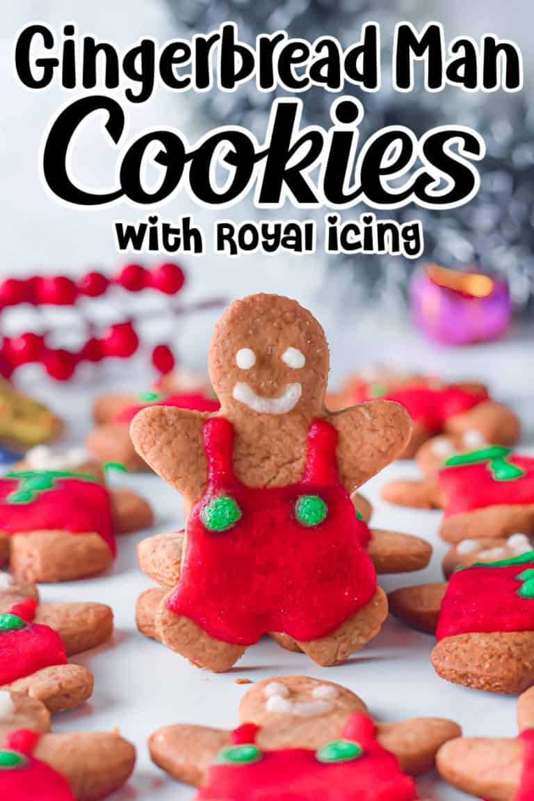 Gingerbread Man Cookies Recipe with Royal Icing - Marathons & Motivation