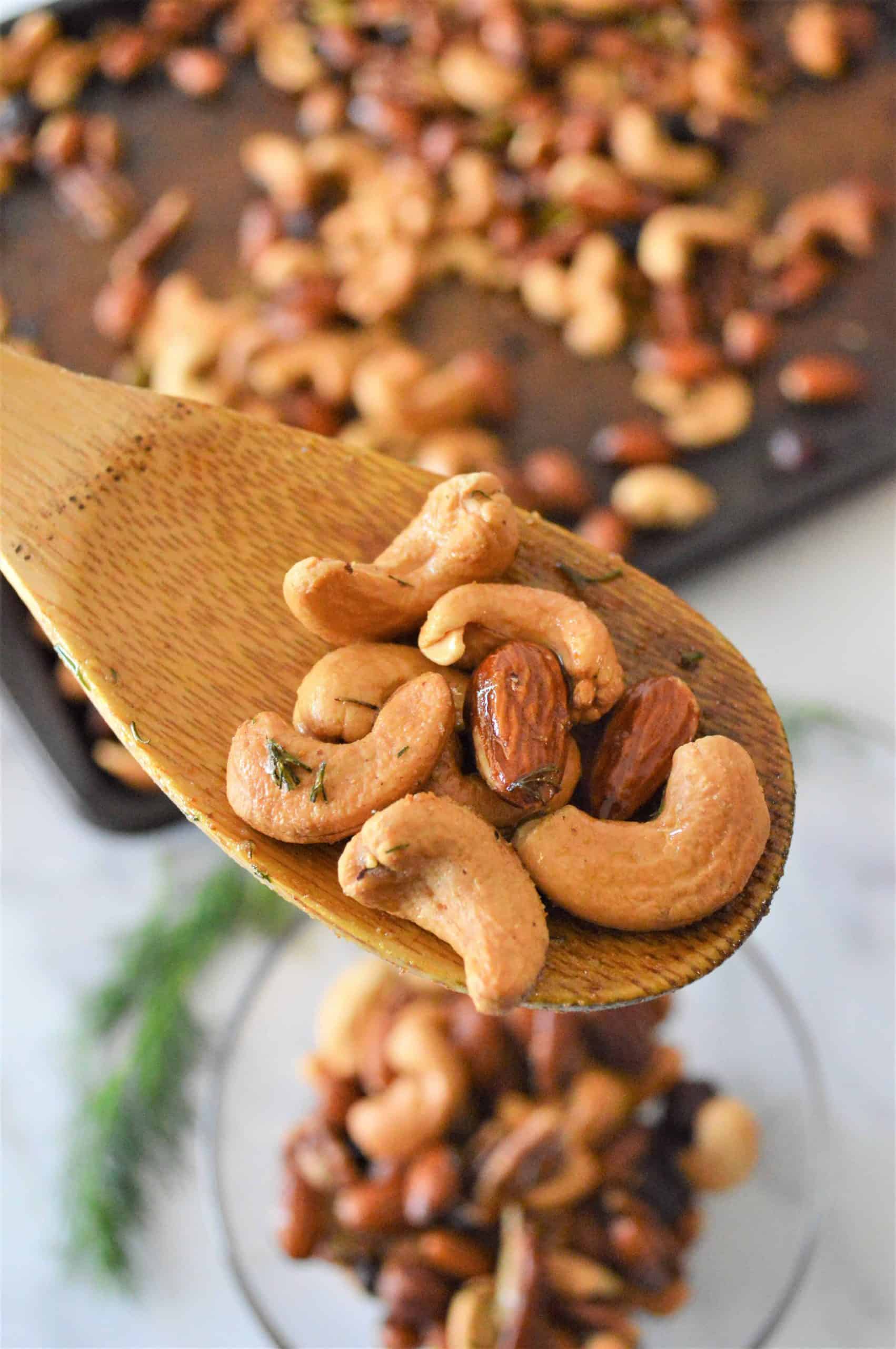 Oven Roasted Nuts with Dill - Marathons & Motivation
