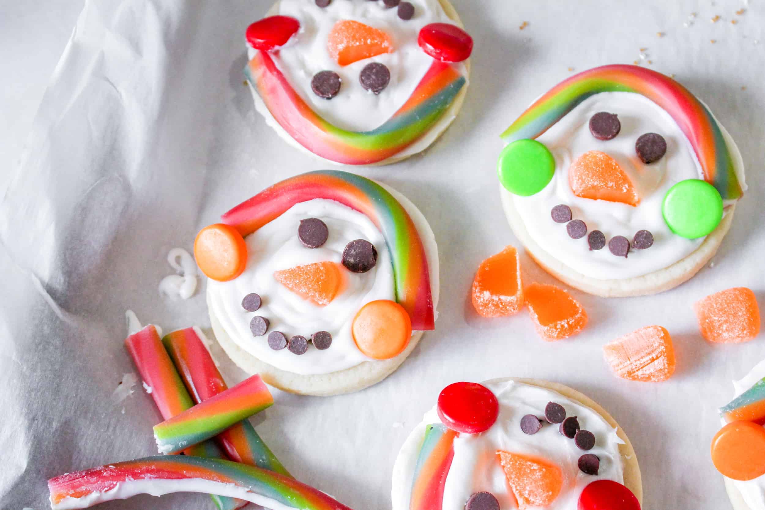 Cream Cheese Snowman Cookies - Marathons & Motivation