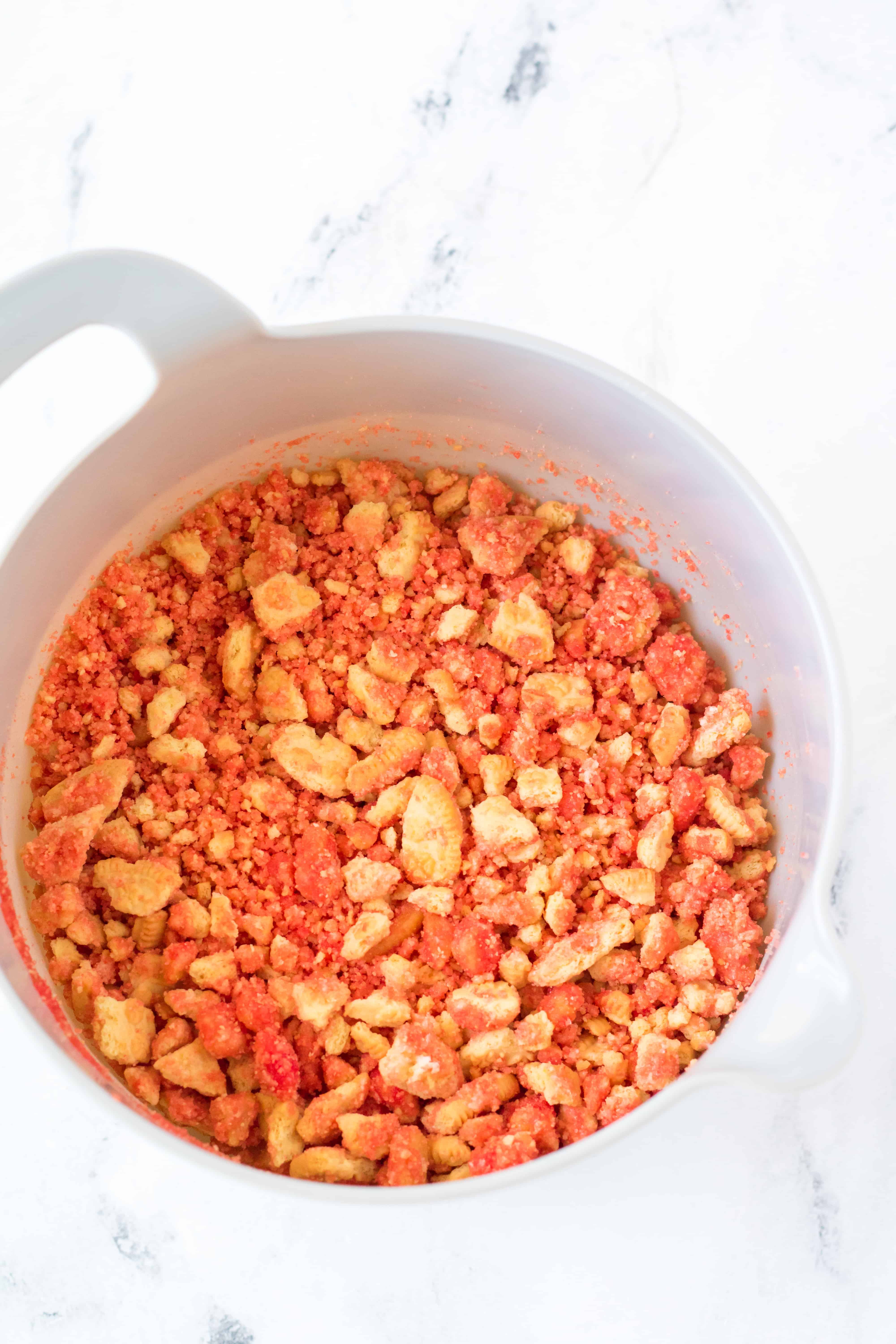 Frosted Strawberry Cookies with Crunch Topping - Marathons & Motivation