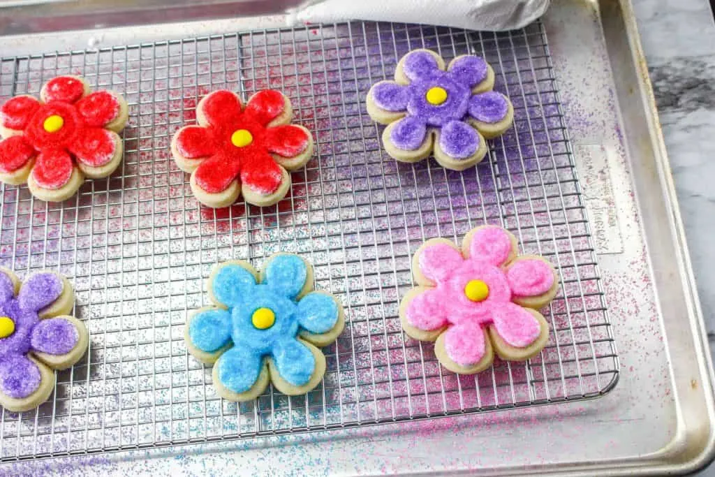 Spring Flower Sugar Cookies - Marathons & Motivation