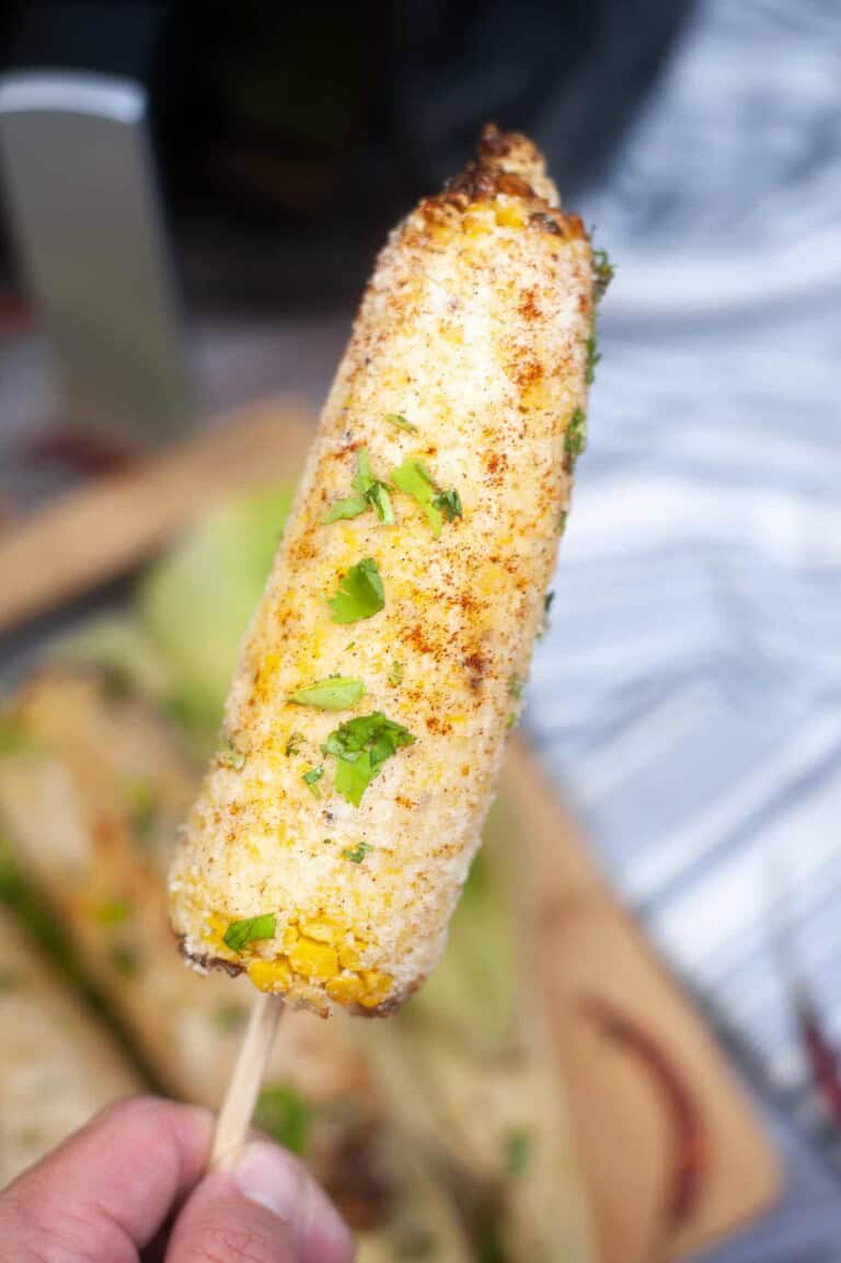 Air Fryer Street Corn - Marathons & Motivation
