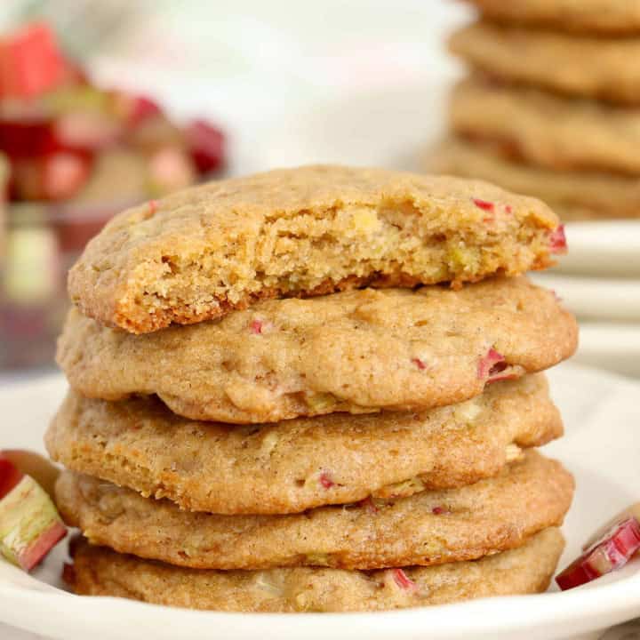 Rhubarb Cookies - Marathons & Motivation