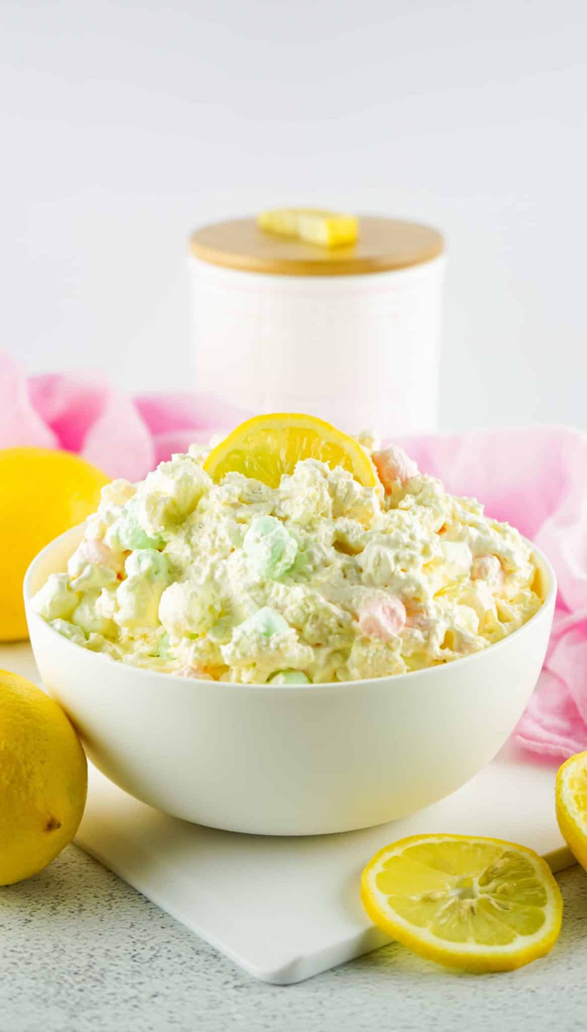 Vintage Lemon Fluff Salad - Marathons & Motivation
