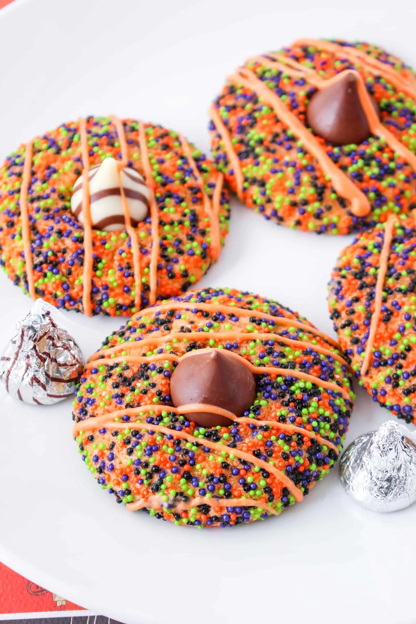 Easy Halloween Cookies with Sprinkles - Marathons & Motivation