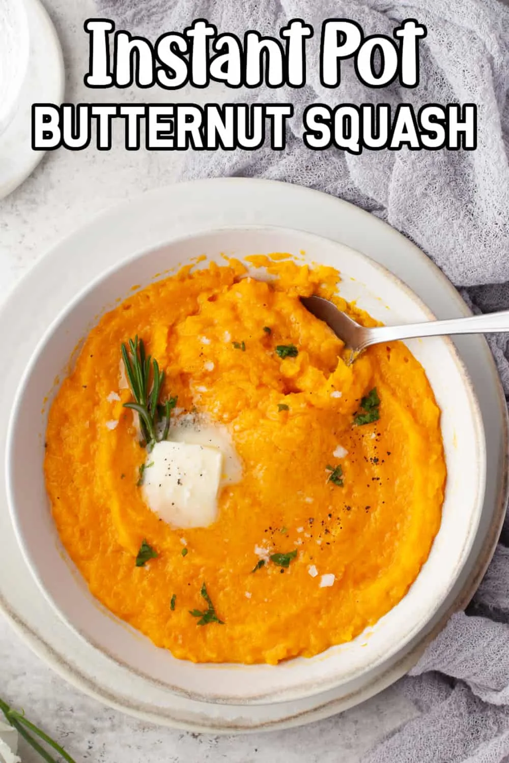 Instant Pot Mashed Butternut Squash - Marathons & Motivation