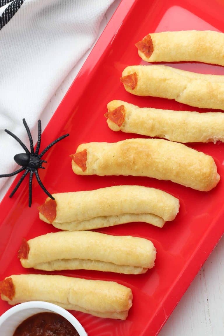 Breadstick Witch's Fingers for Halloween - Marathons & Motivation