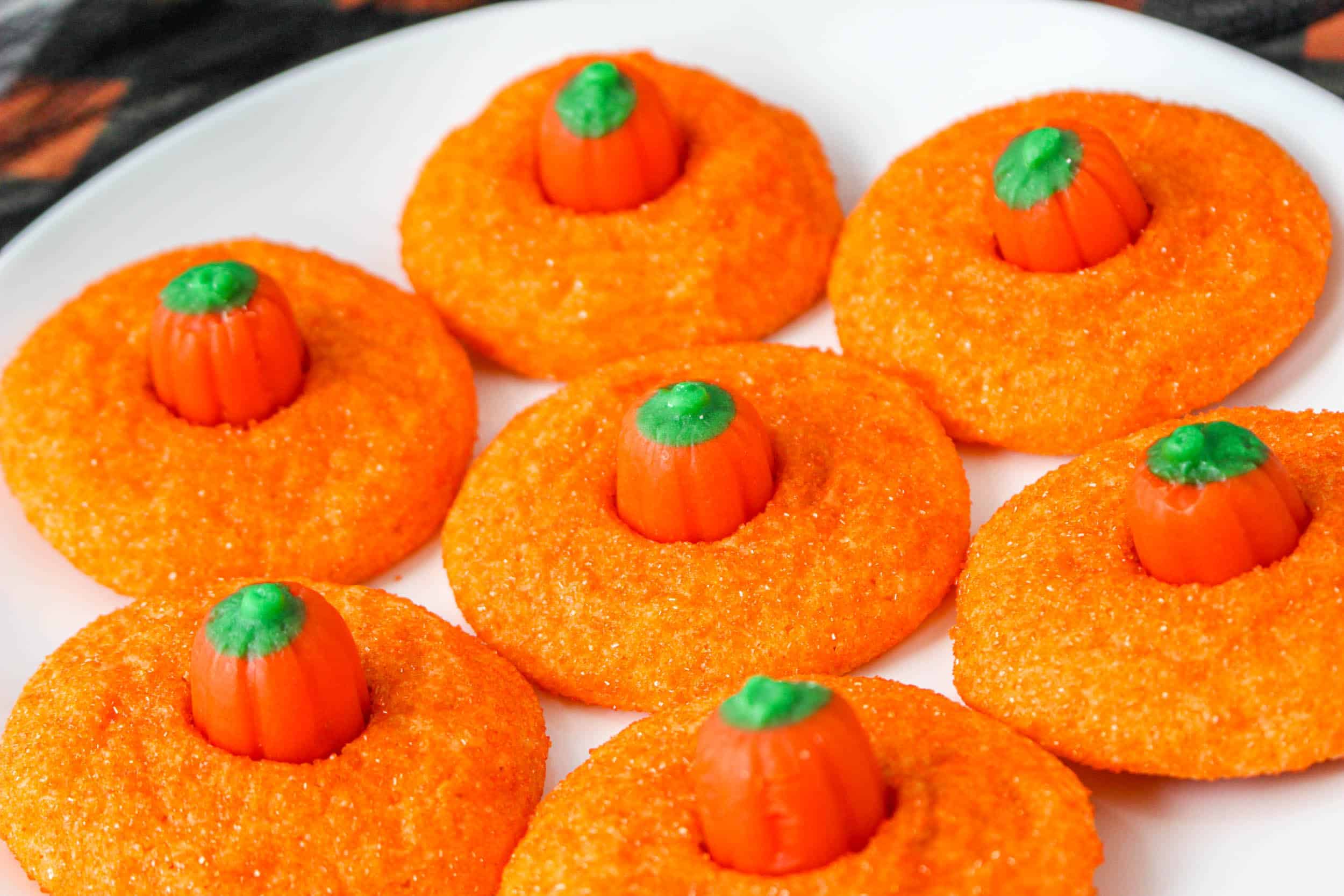Fall Cookies Recipe with Candy Pumpkins - Marathons & Motivation