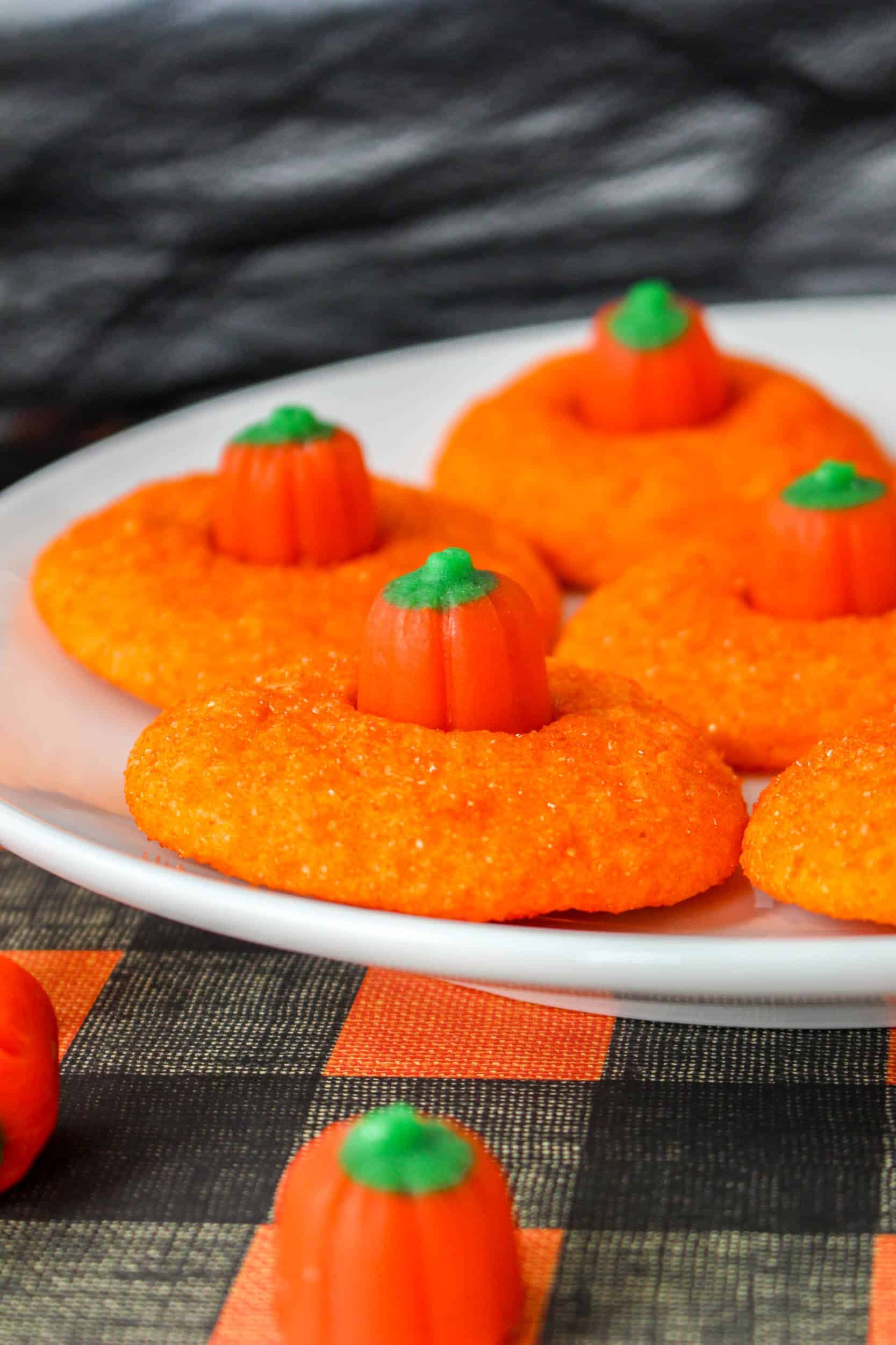 Fall Cookies Recipe with Candy Pumpkins - Marathons & Motivation