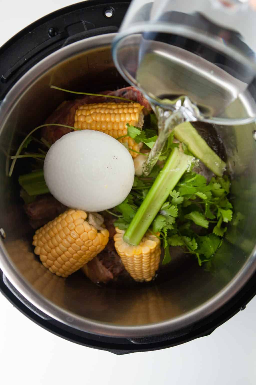 Instant Pot Chicken Broth - Marathons & Motivation