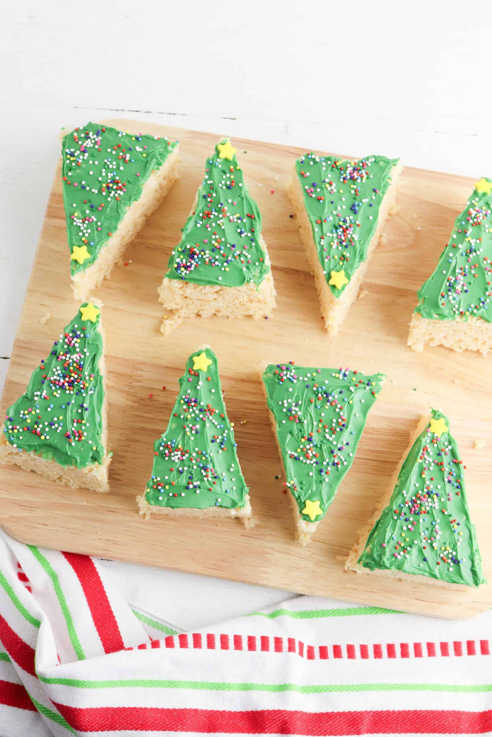 Rice Krispie Christmas Treats - Marathons & Motivation