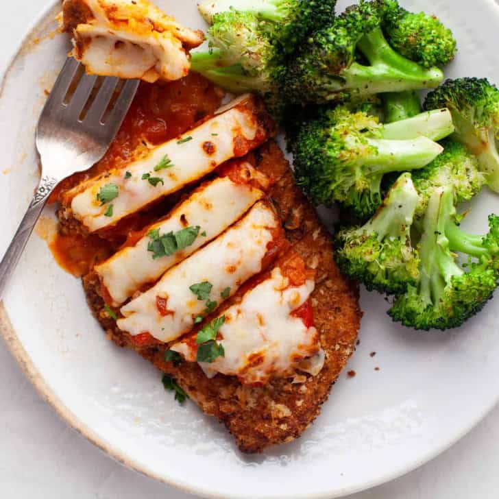 Air Fryer Chicken Parmesan - Marathons & Motivation