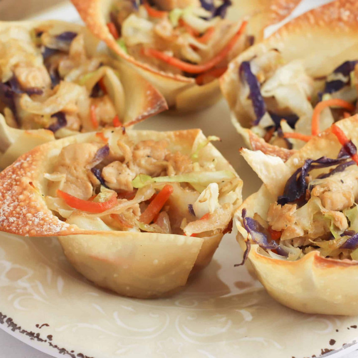 Chicken Egg Roll Cups - Marathons & Motivation
