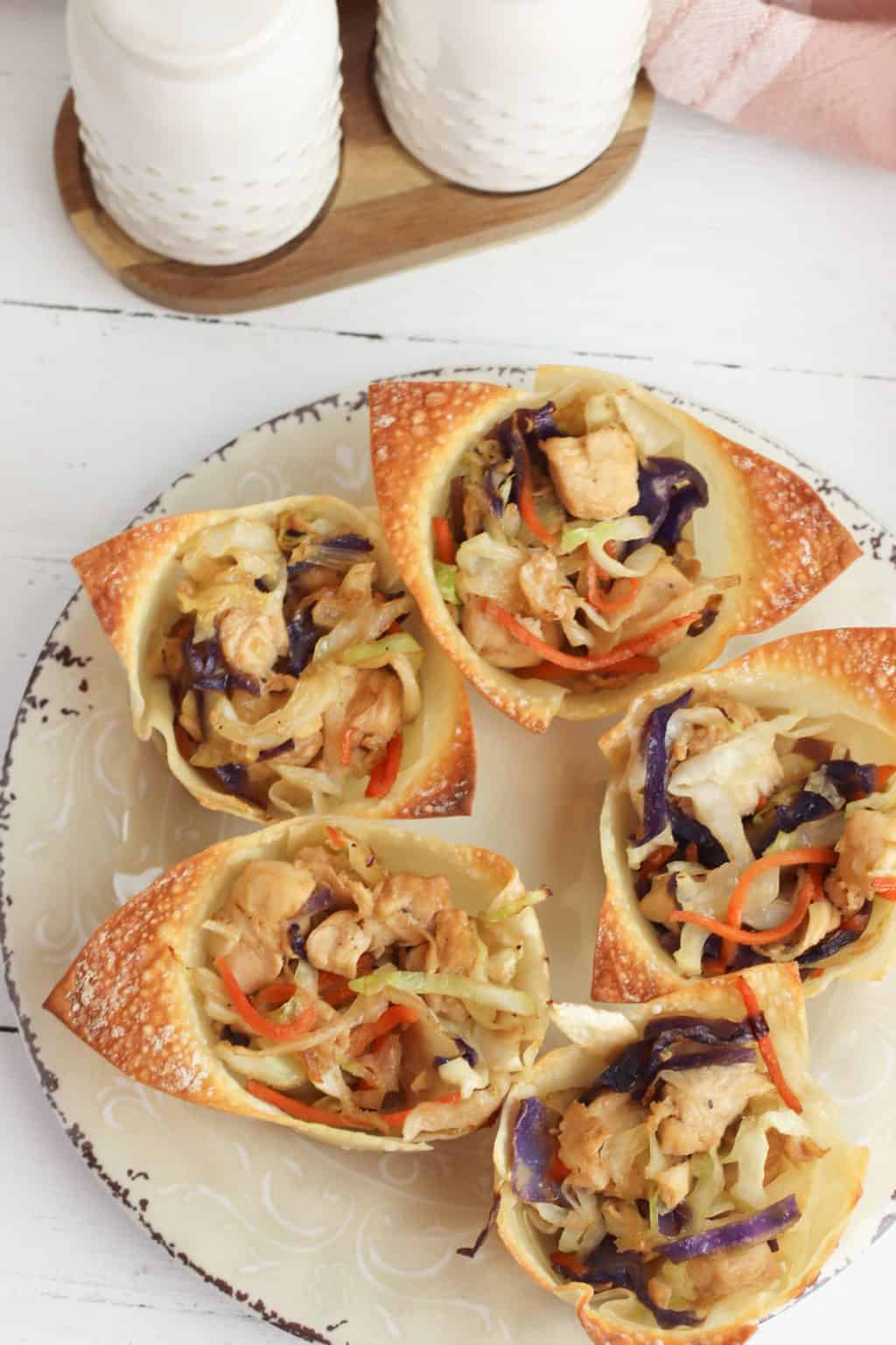 Chicken Egg Roll Cups - Marathons & Motivation