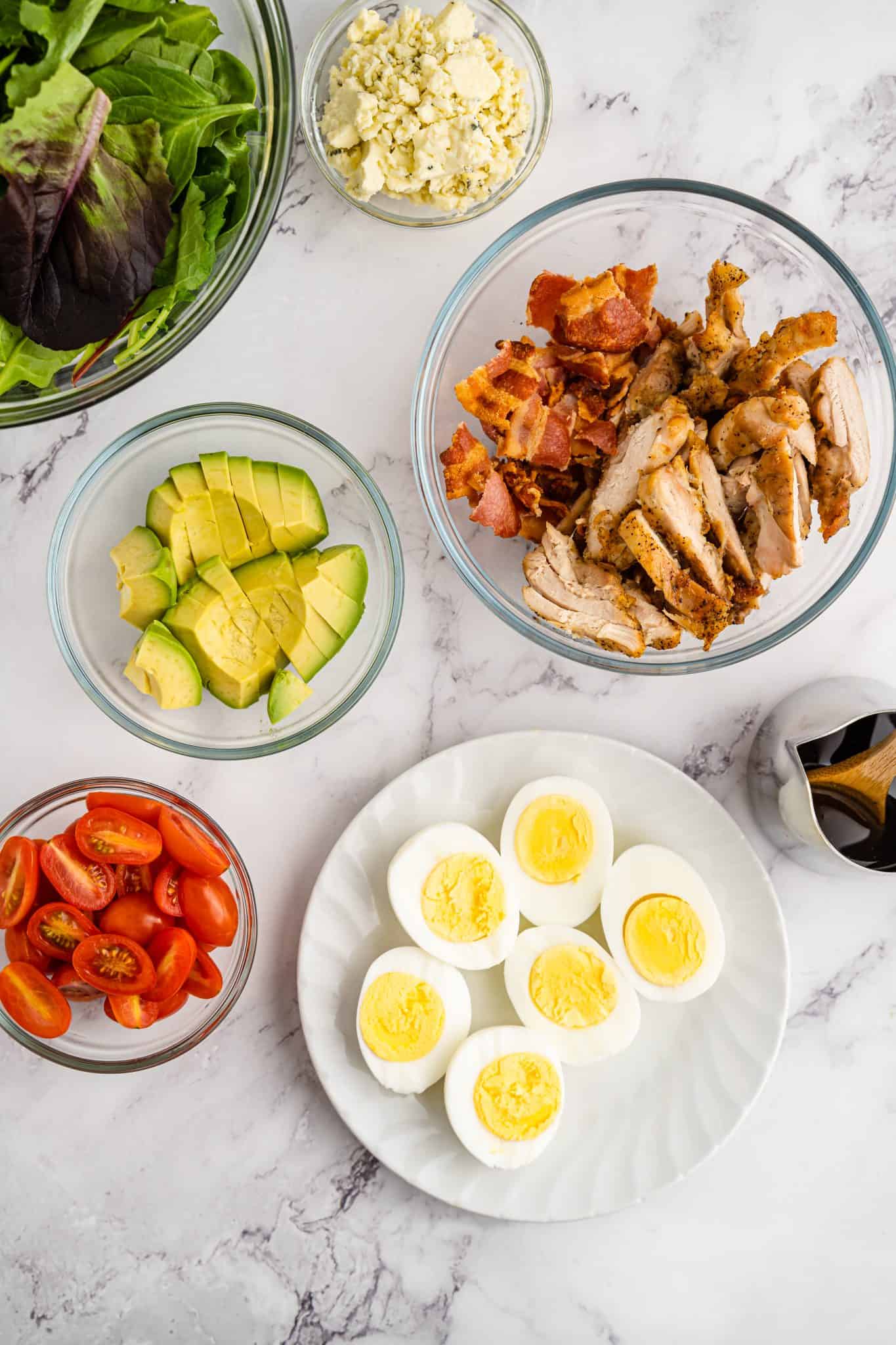 Chicken Cobb Salad Recipe - Marathons & Motivation