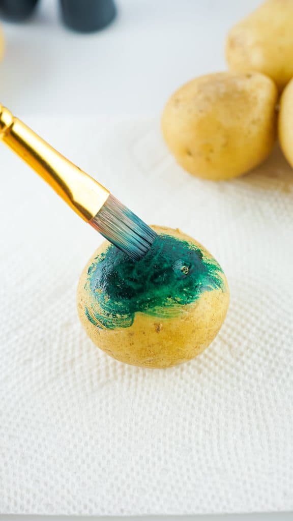 Easter Egg Dyed Potatoes - Marathons & Motivation