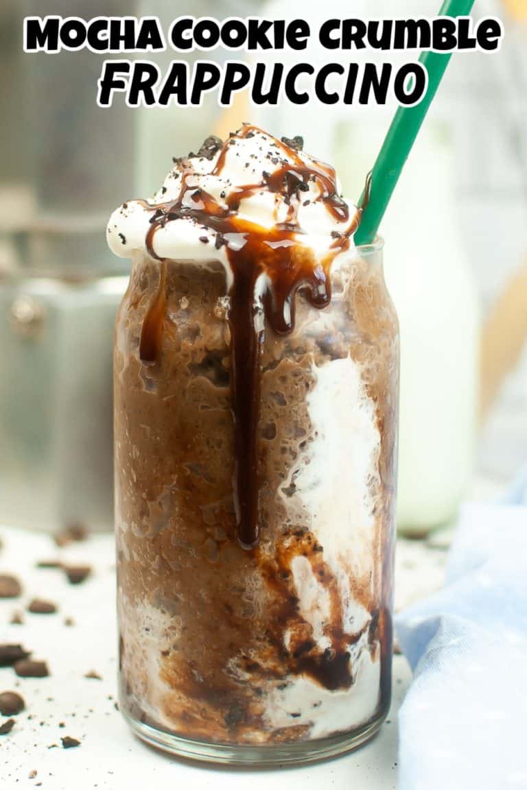 Copycat Mocha Cookie Crumble Frappuccino Recipe - Marathons & Motivation