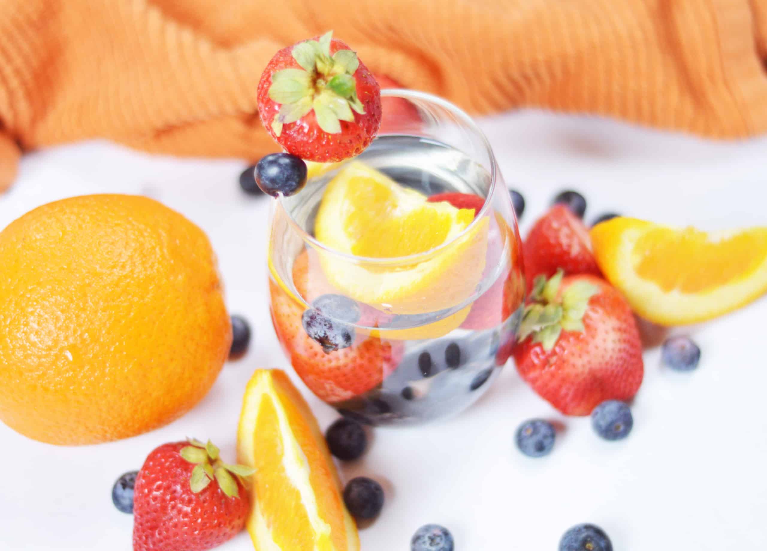 Orange Infused Water - Marathons & Motivation