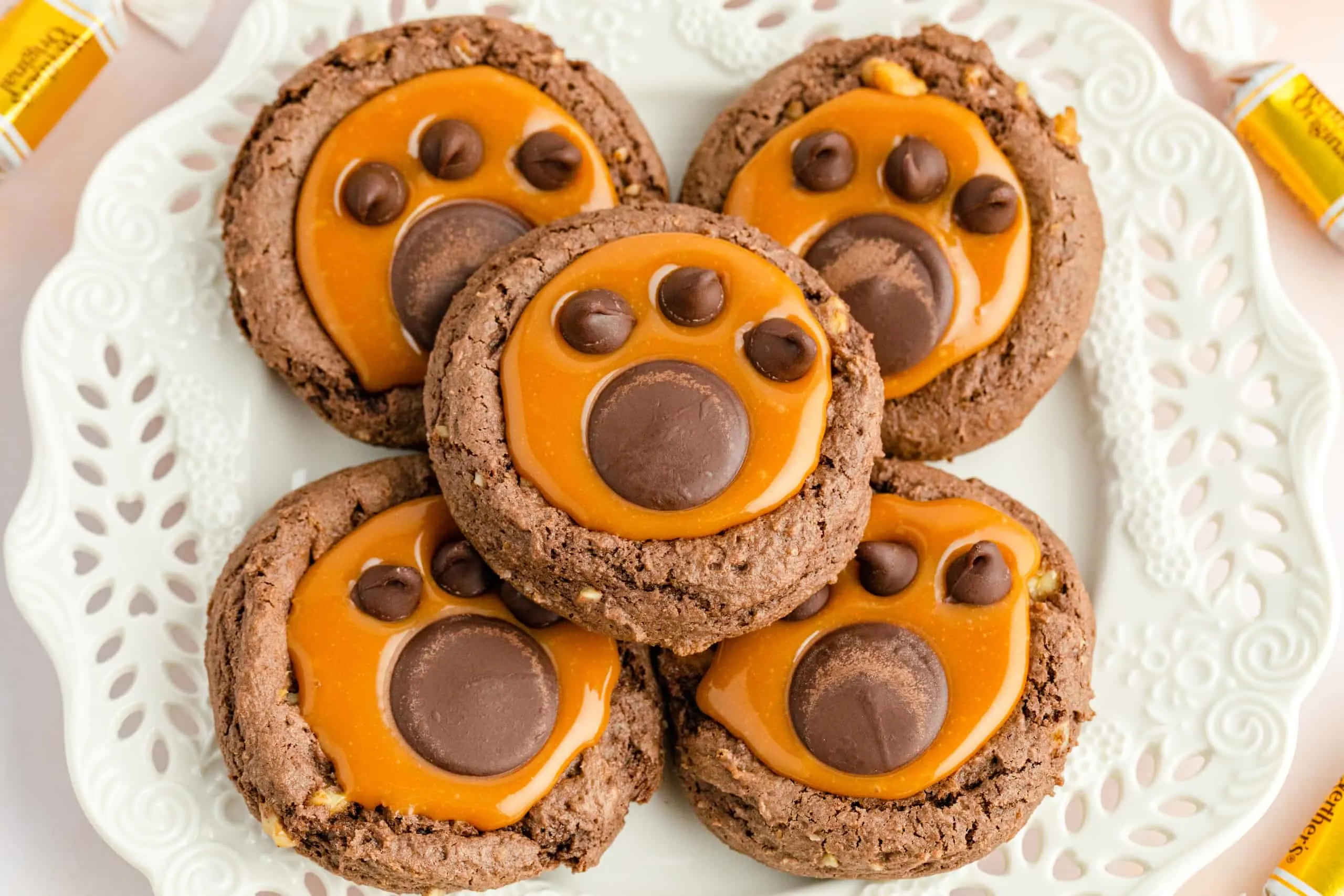 Bear Paw Cookies Made with Cake Mix - Marathons & Motivation